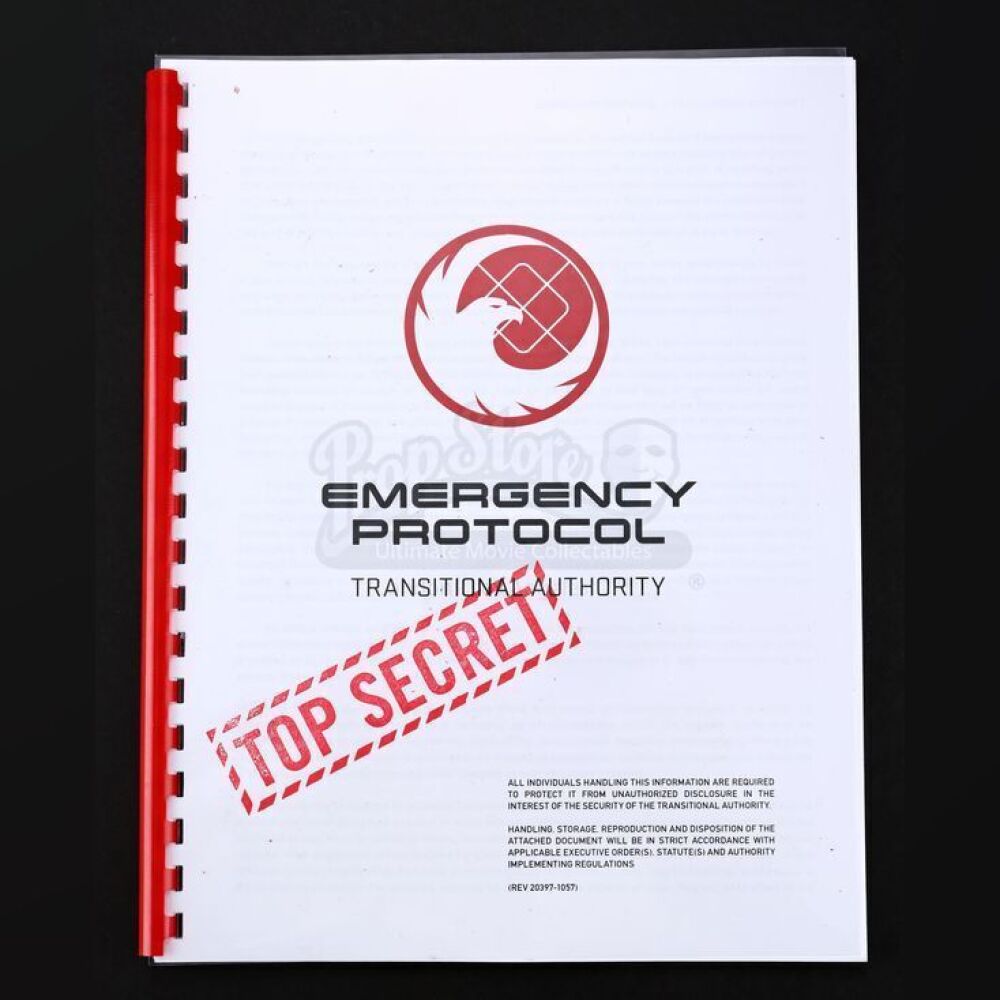 Lot # 86 - S1E10 Gateway: Alan Snyder's Seattle Emergency Protocol