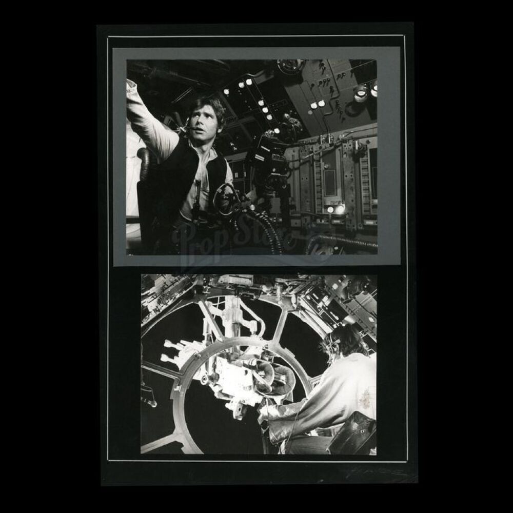 Lot # 62 - Harry Lange Auction - Two Mounted Black and White Production ...