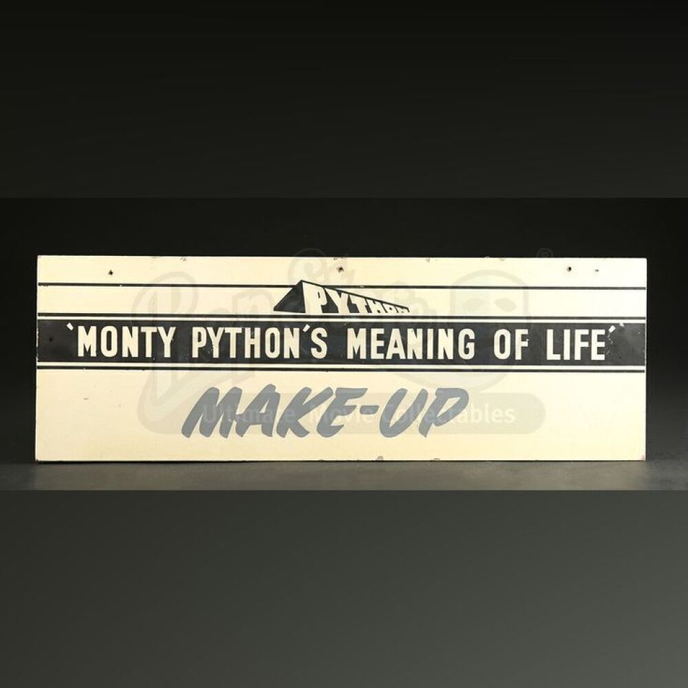MONTY PYTHON'S: THE MEANING OF LIFE (1983) - Makeup Department Sign