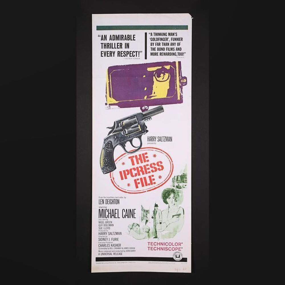 Lot #342 - THE IPCRESS FILE (1965) - US Insert Poster 1965