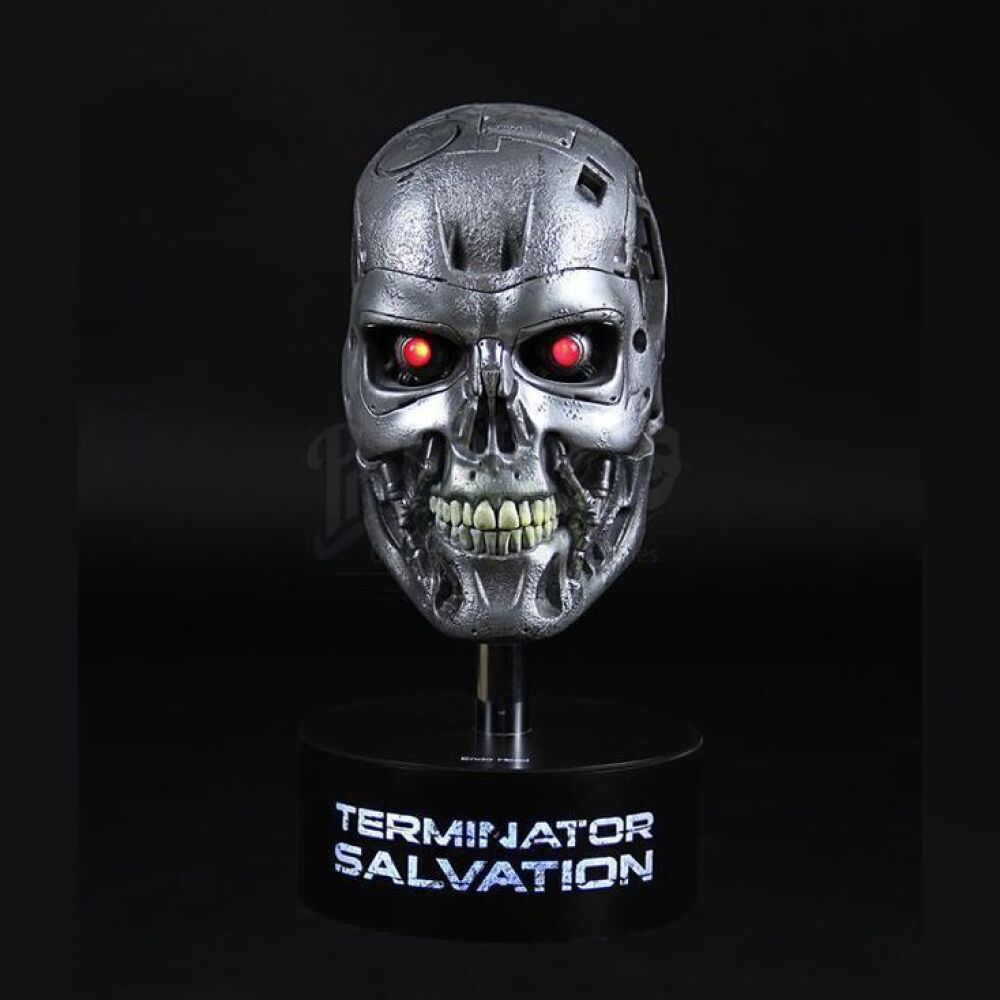 TERMINATOR SALVATION (2009) - Light-Up Endoskeleton Head