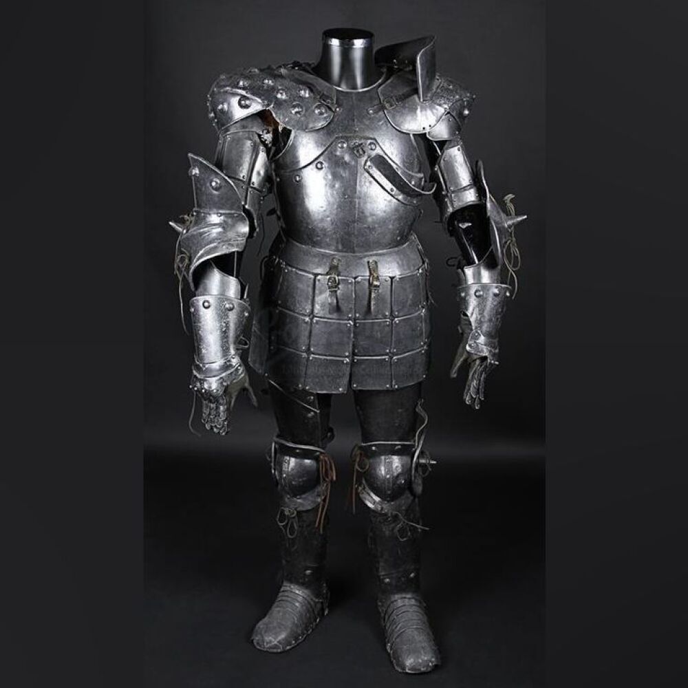 EXCALIBUR (1981) - Leondegrance's (Patrick Stewart) Suit of Black Armour