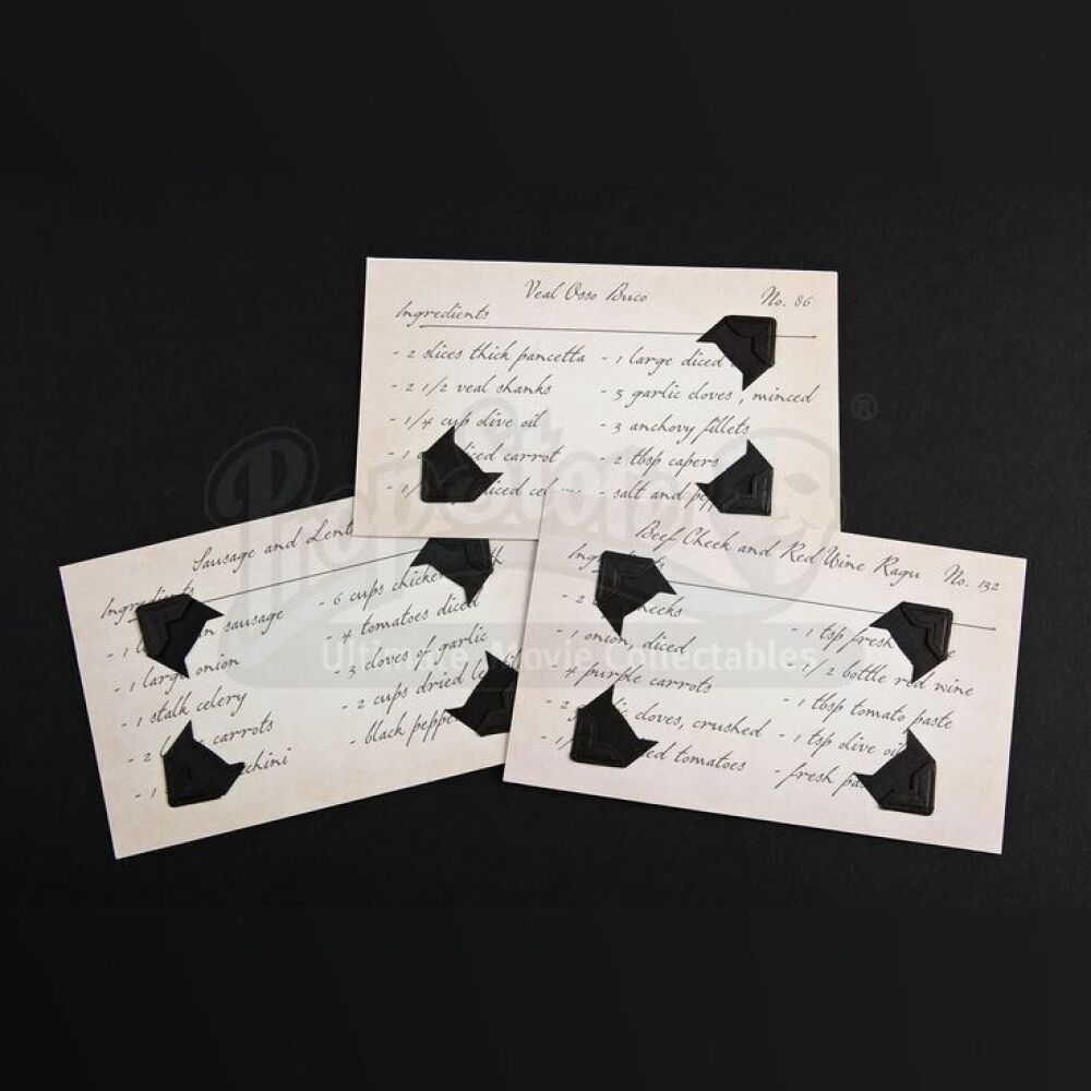 SEASONS 1 AND 2Hannibal Lecter's (Mads Mikkelsen) Recipe Cards