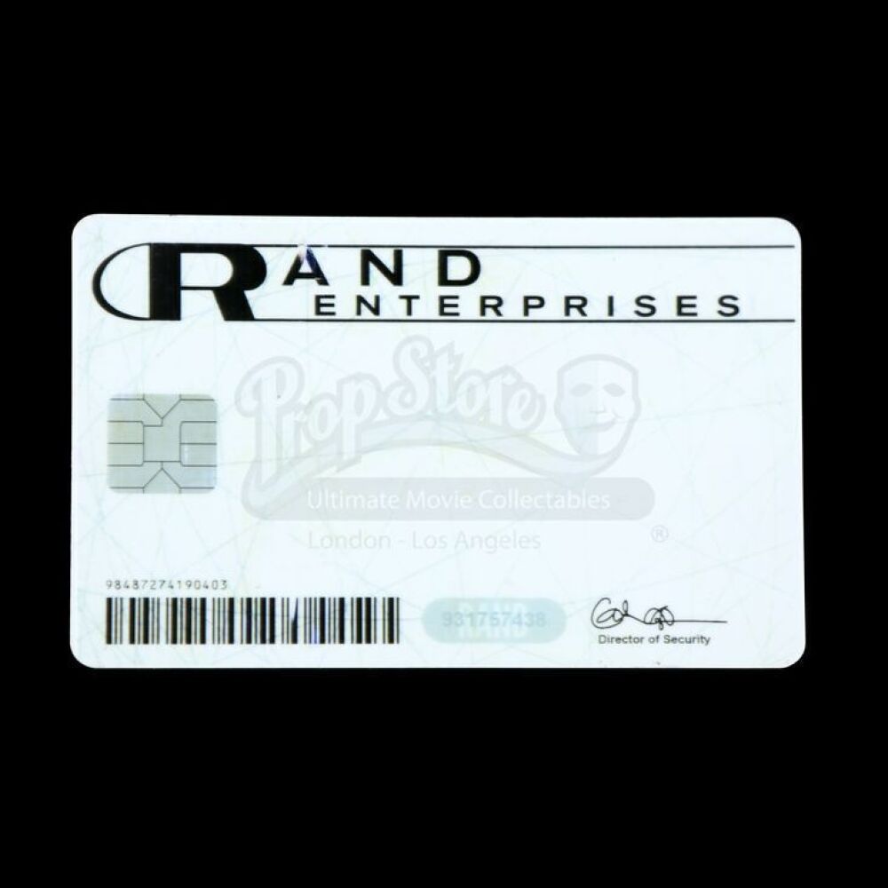 Lot # 791: Danny Rand's Rand Enterprises Badge