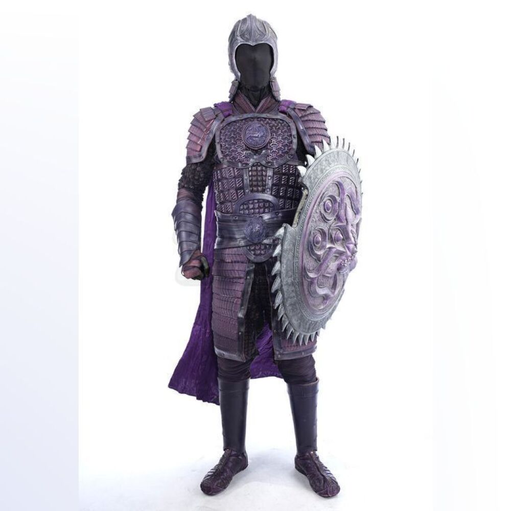 Lot # 258: Purple Deer Corps Soldier Armor with Shield