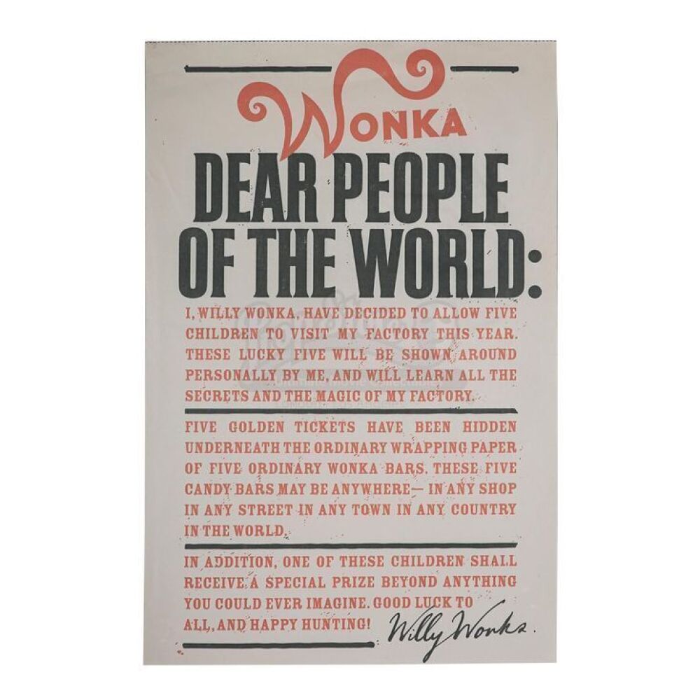Lot #186 - CHARLIE AND THE CHOCOLATE FACTORY (2005) - Willy Wonka ...