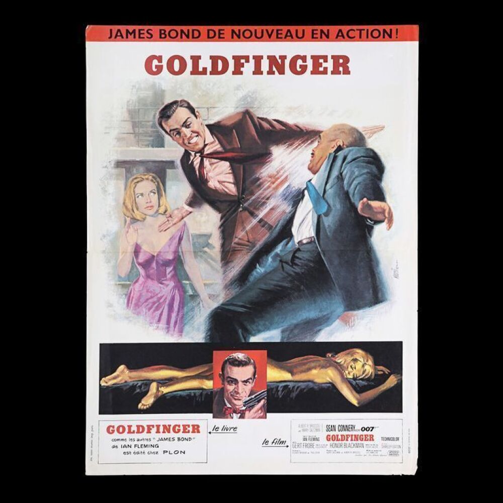 Goldfinger French Poster