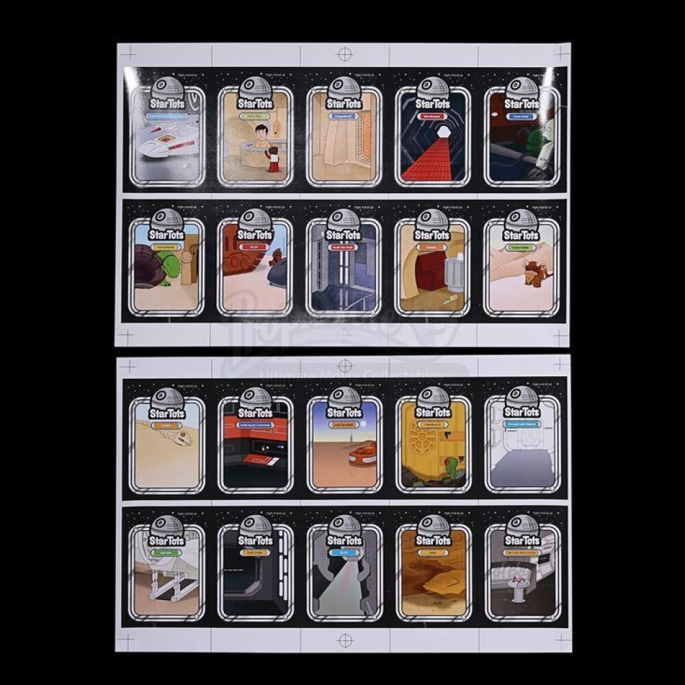 Lot # 682 - Celebration VI Star Tots Uncut Proof Sheets