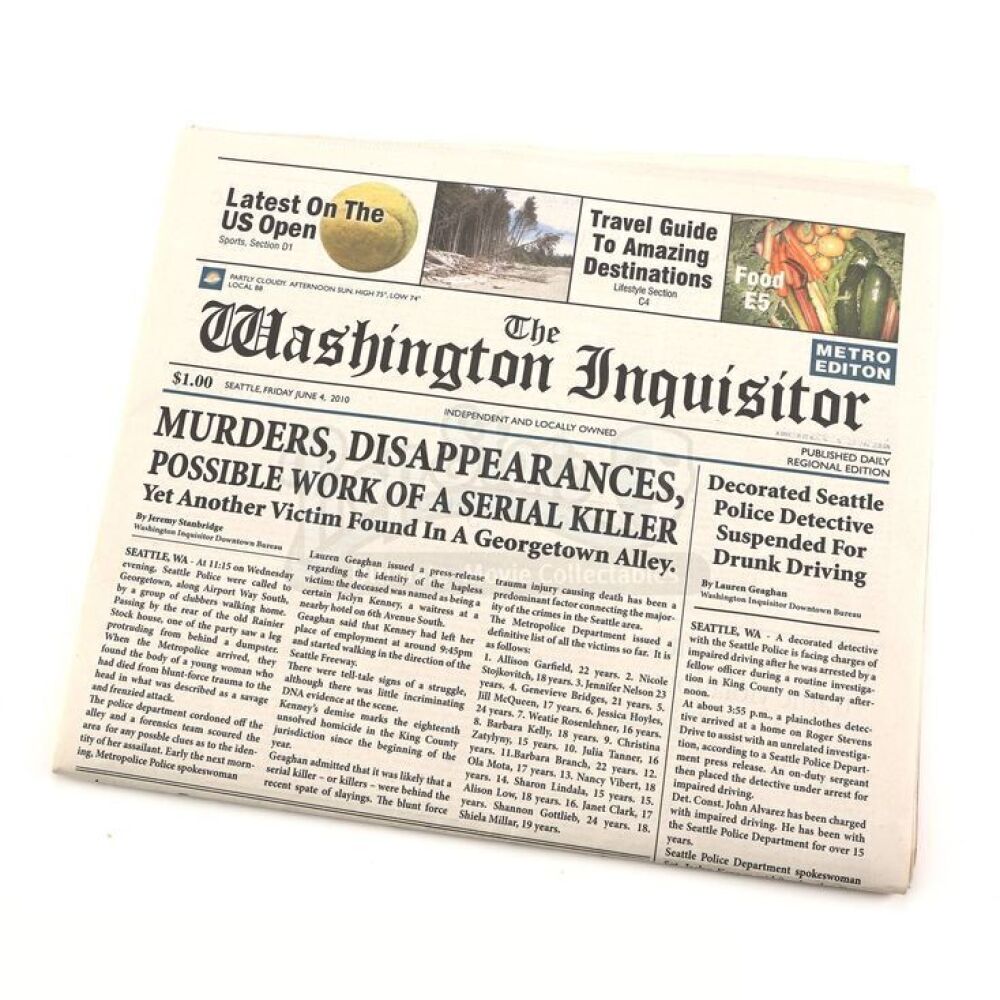 Washington Inquisitor 'Serial Killer' Newspaper