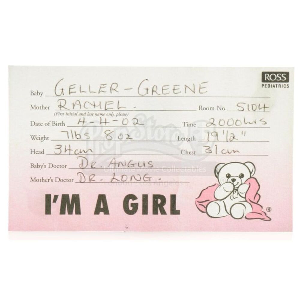 Lot # 85: FRIENDS - Studio-Edition Authorized Reproduction: Baby Emma's ...