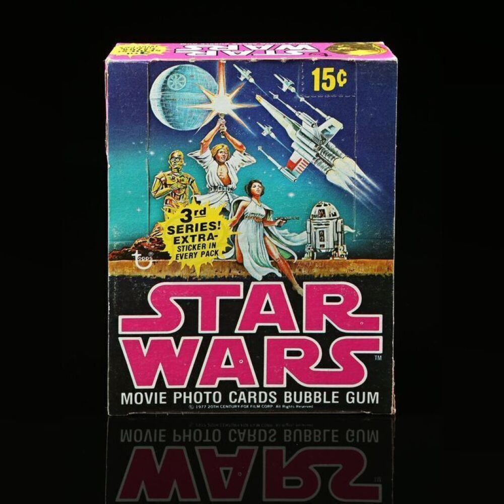 Lot # 428: Topps Star Wars Movie Photo Cards Bubble Gum (3rd Series)