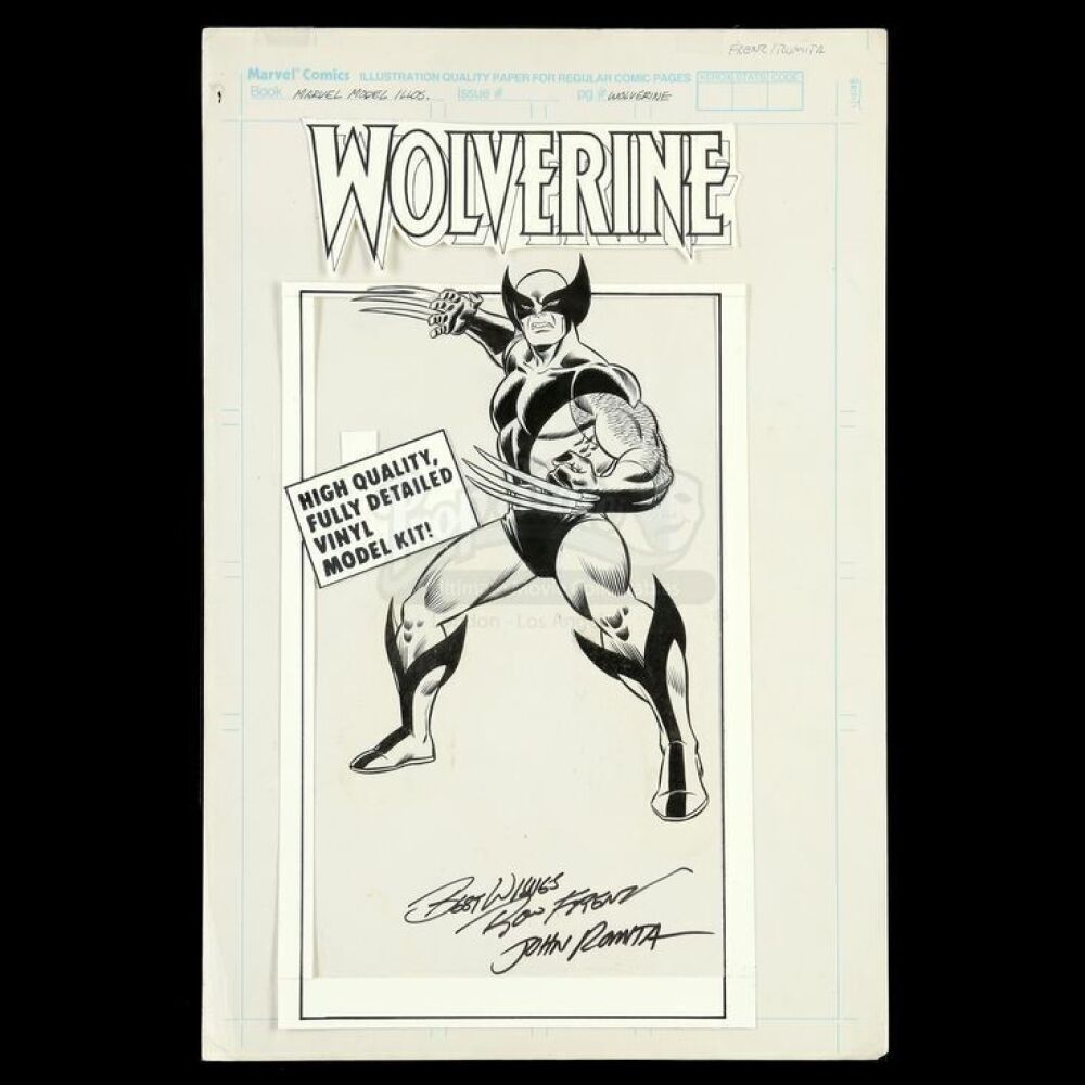 Lot # 533: Wolverine Horizon Vinyl Model Kit Box Art