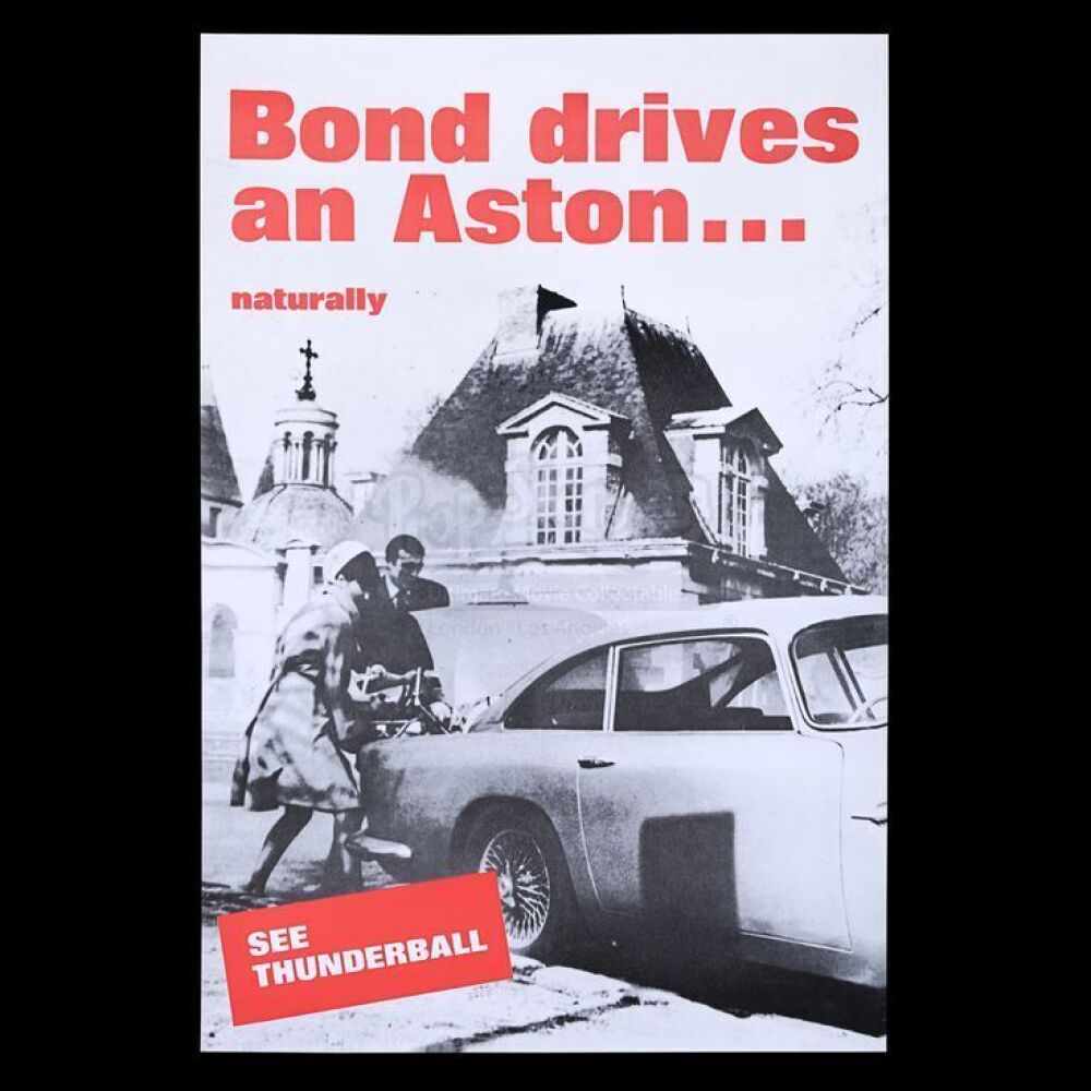 Lot #110 - THUNDERBALL (1965) - Carter-Jones Collection: Special Poster ...