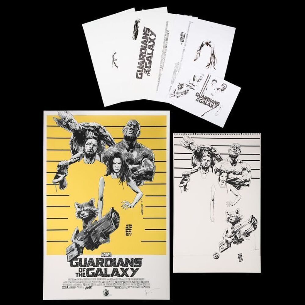 Lot #213 - GUARDIANS OF THE GALAXY (2014) - Jock Collection: Mondo ...