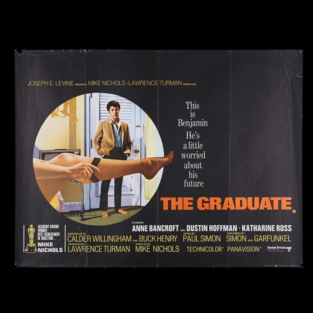 Lot #281 - THE GRADUATE (1967) - UK Quad Poster, 1967