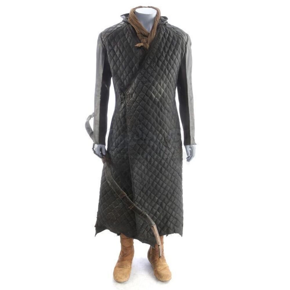 Lot # 60: ROBIN HOOD (2018) - Robin's Training with John Costume with Bow