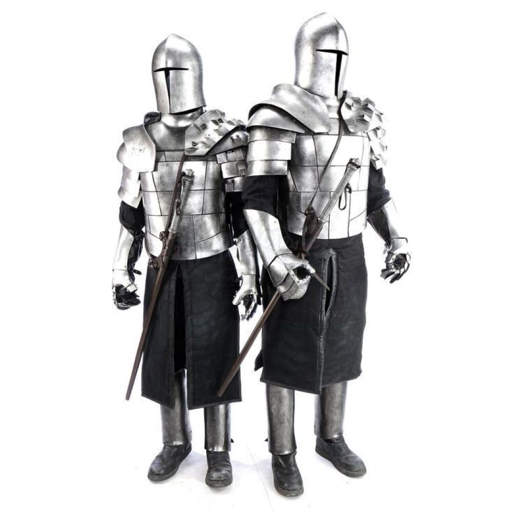 Lot # 68: ROBIN HOOD (2018) - Two Cardinal's Guard Armor Costumes with ...