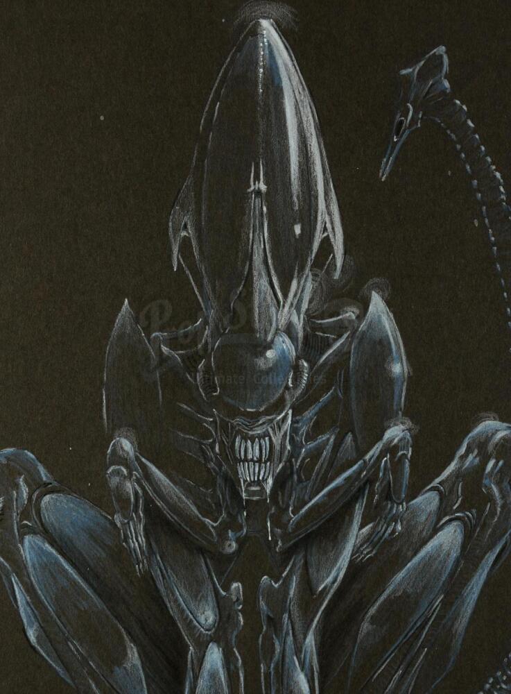 Lot #33 - ALIEN3 (1992) - Hand-Painted Sitting Runner Concept ...