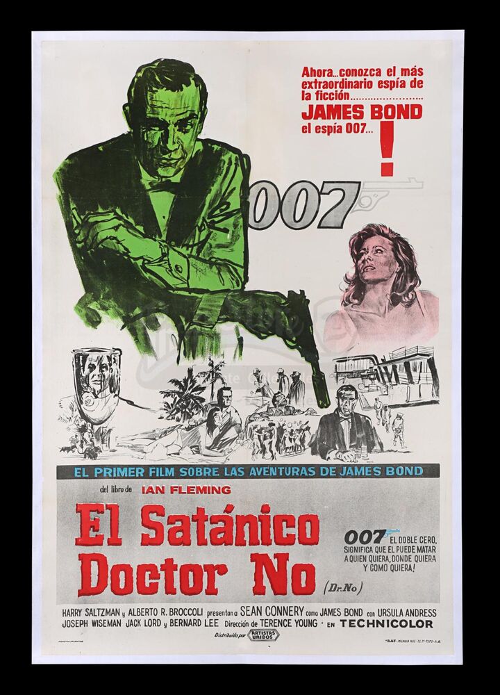 Lot #347 - DR. NO (1962) - Carter-Jones Collection: Argentinian One ...