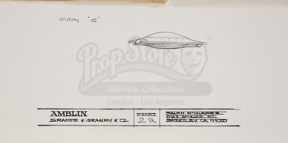 Lot #102 - *BATTERIES NOT INCLUDED (1987) - Pair of Hand-drawn Ralph ...