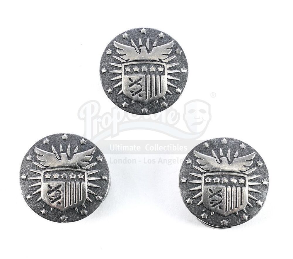 Lot # 68: The Gifted - Sentinel Services Lapel Pins