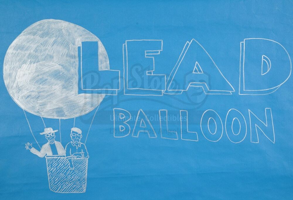 Lot # 2: Episode Lead Balloon (2008, E96): Episode Blueprint Signed by ...