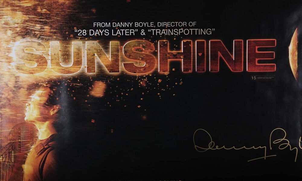 Lot #1024 - SUNSHINE (2007) - Danny Boyle Autographed Quad Poster