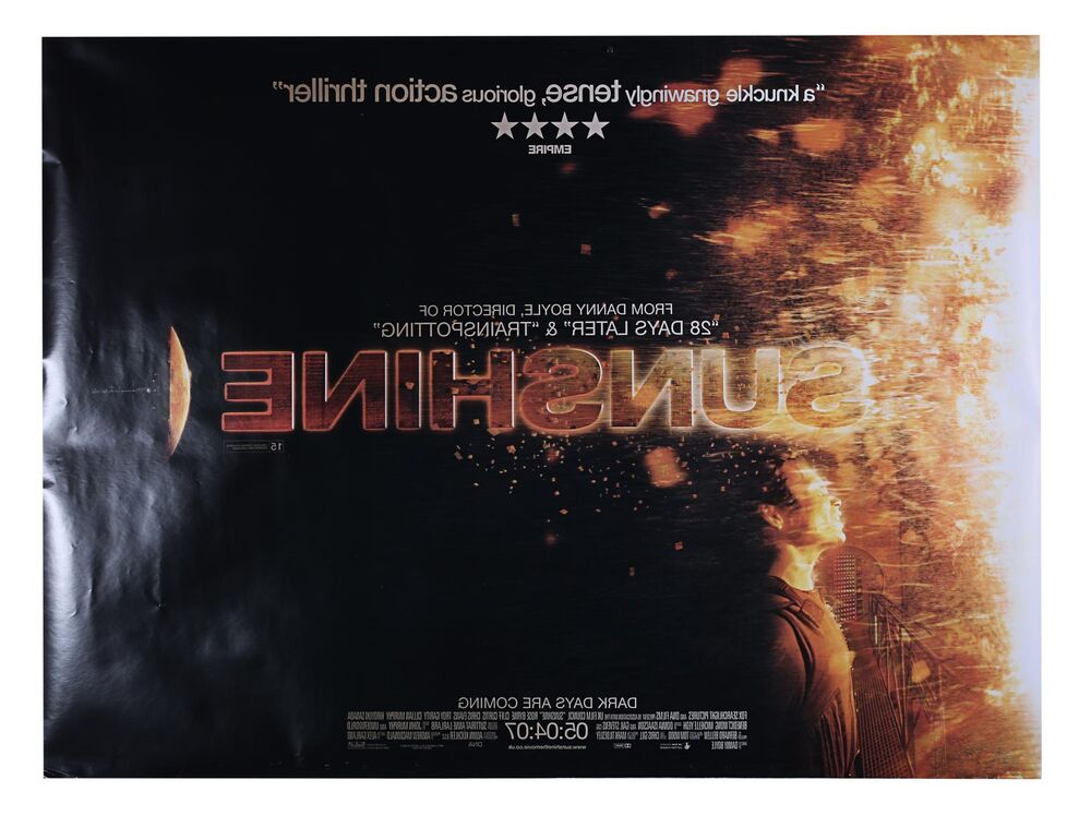 Lot #1024 - SUNSHINE (2007) - Danny Boyle Autographed Quad Poster