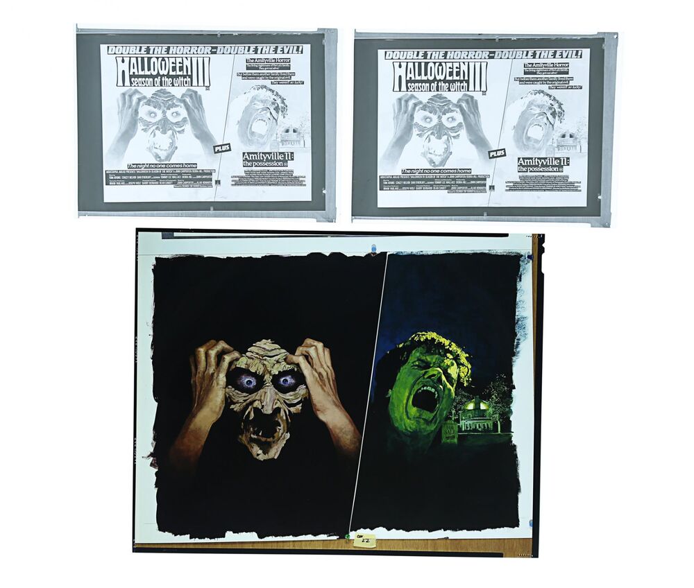 Lot #319 - HALLOWEEN III: SEASON OF THE WITCH (1982) AND AMITYVILLE II ...