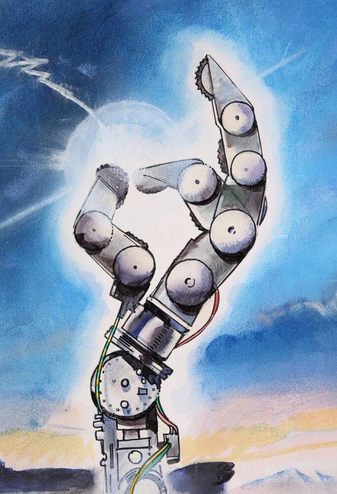 Lot #602 - SHORT CIRCUIT (1986) - Original Poster Concept Artwork, 1986