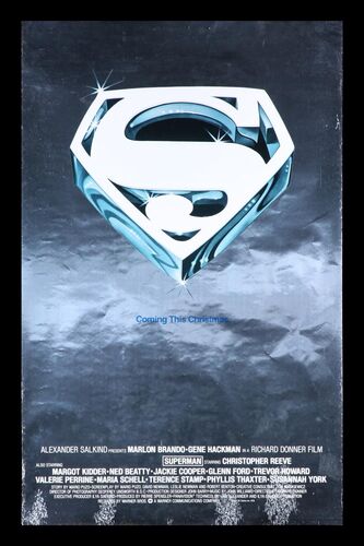 Lot #716 - SUPERMAN (1978) - Advance Foil US One-Sheet