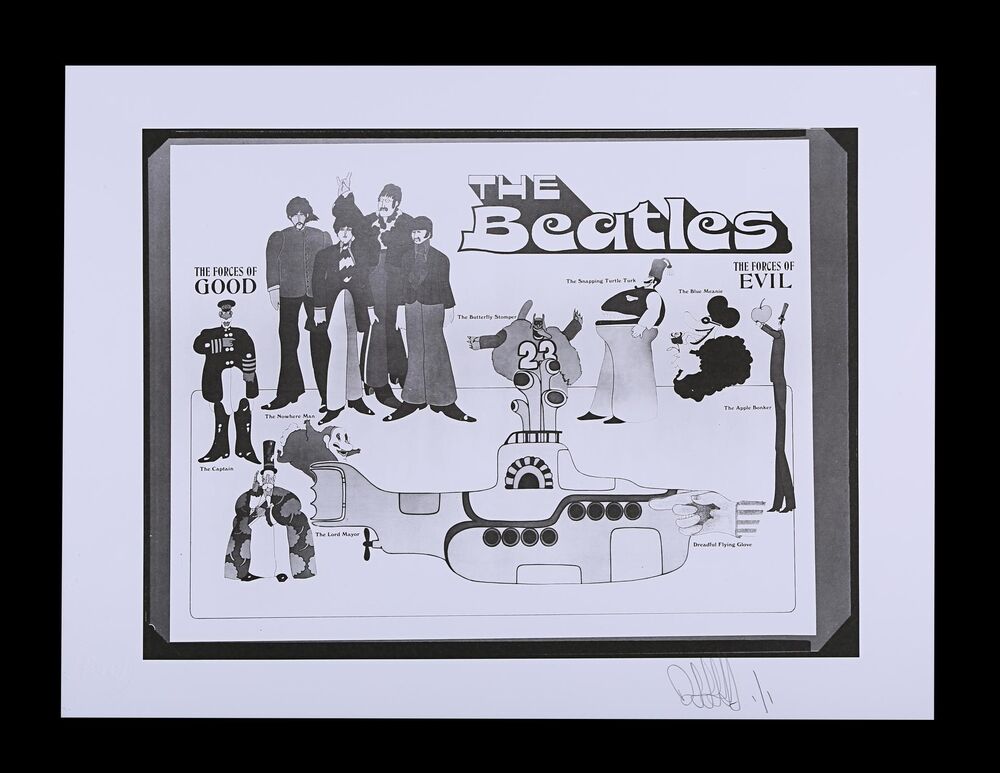 Lot #791 - YELLOW SUBMARINE (1968) - FEREF ARCHIVE: Original Poster ...