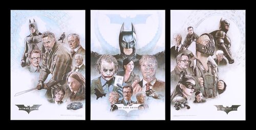 Lot #24 - BATMAN BEGINS (2005), THE DARK KNIGHT (2008), DARK KNIGHT ...