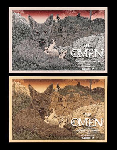 Lot #423 - THE OMEN (1976) - Hand-Numbered Set of Two Prints (Regular ...