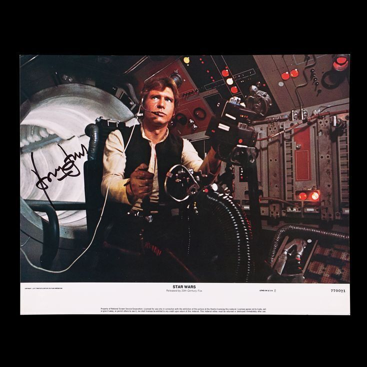 Lot #367 - STAR WARS: A NEW HOPE (1977) - Harrison Ford Autographed US ...