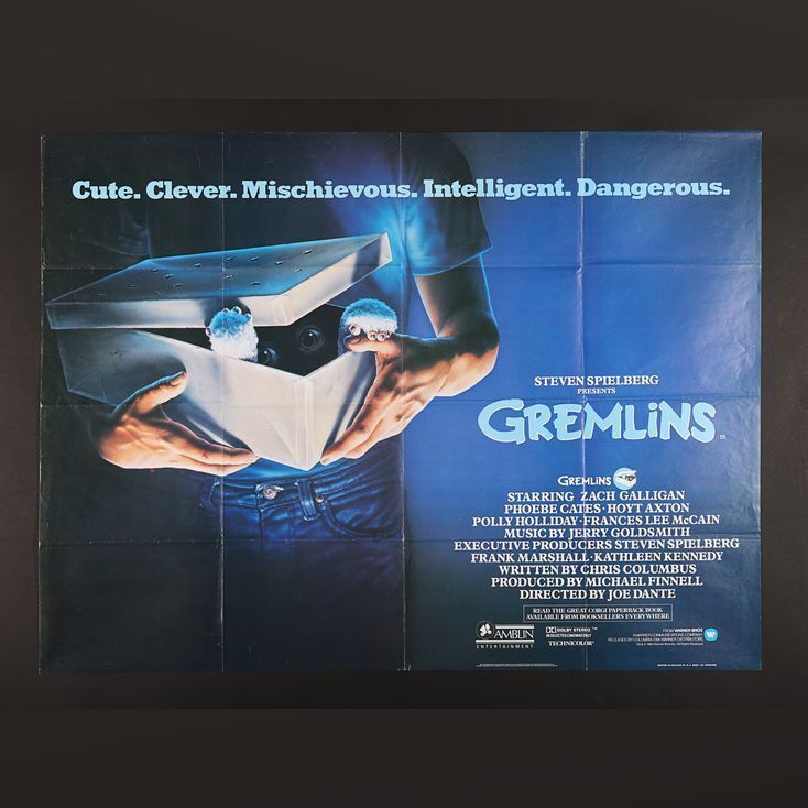 Lot #142 - GREMLINS (1984) - UK Quad, 1984