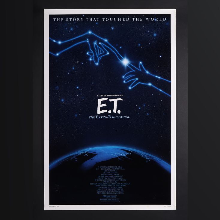 Lot #106 - E.T. THE EXTRA TERRESTRIAL (1982) - US One-Sheet, 1985