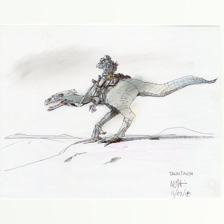 Lot # 845: STAR WARS: THE EMPIRE STRIKES BACK (1980) - Hand-Drawn Nilo ...
