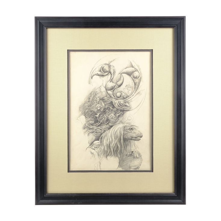 Lot #110 - THE DARK CRYSTAL (1982) - Framed Published Hand-Drawn Brian ...