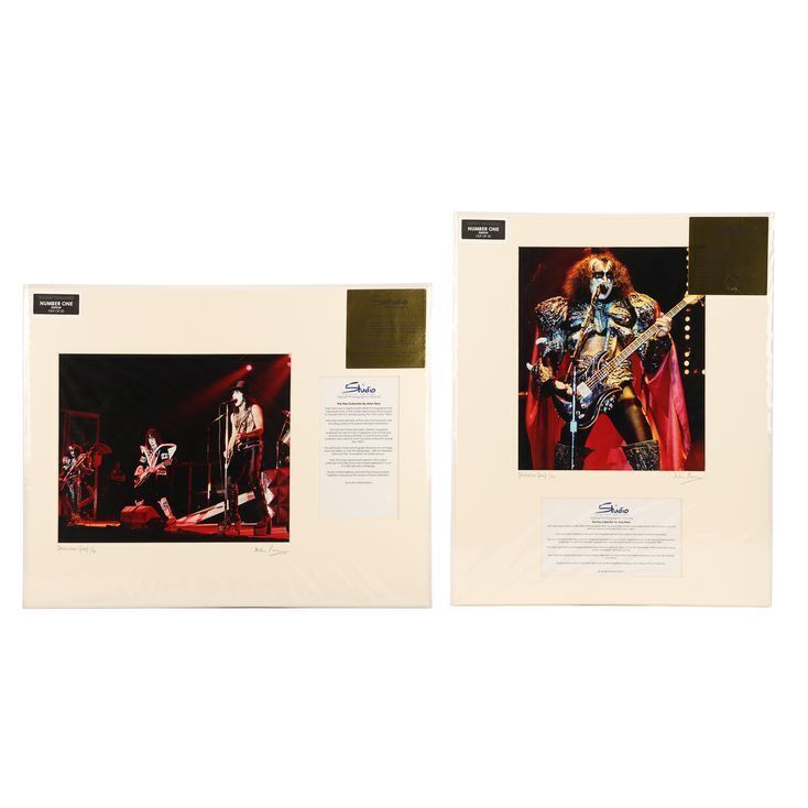 Lot #554: KISS - Two Limited-edition Photographs by Alan Perry