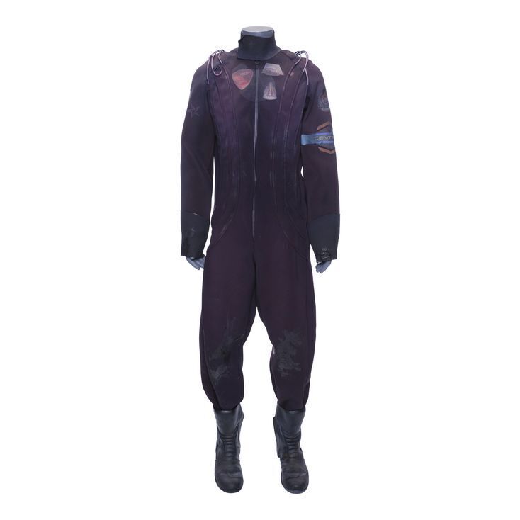 Lot # 273: The Expanse (2015-2022): Azure Dragon Ship Pilot Vac Suit with Light-up Boots