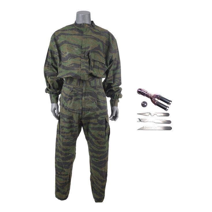 Lot # 1316: THE RUNNING MAN (1987) - Captain Freedom's (Jesse Ventura ...