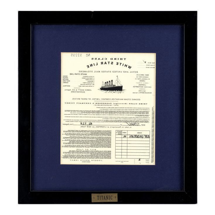Lot # 1823: TITANIC (1997) - Olaf Gundersen's (Bjorn Olsen) Mirror ...