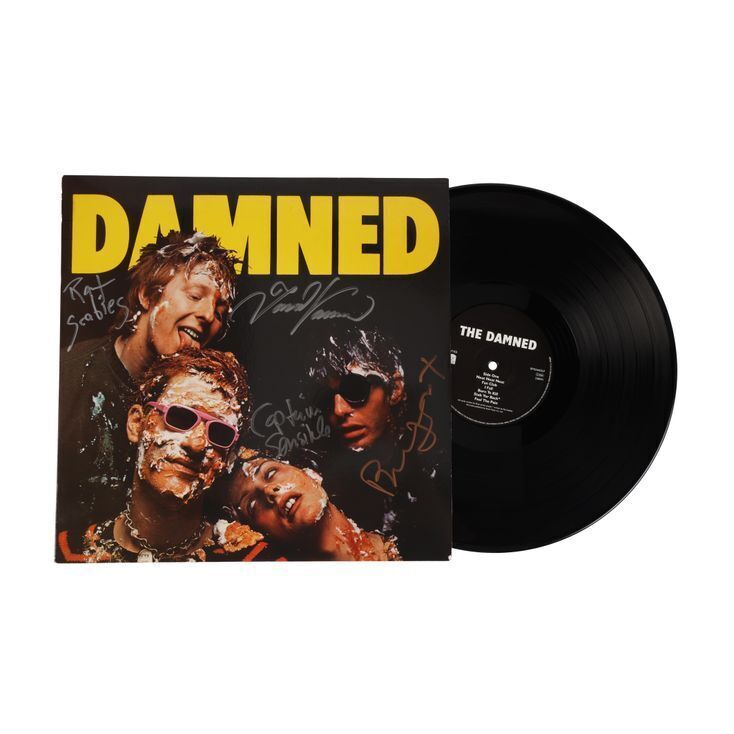 Lot # 498: THE DAMNED - Damned Damned Damned Vinyl Album Signed by Dave ...