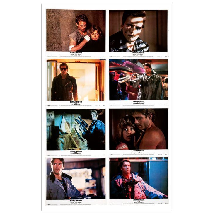 885. Lobby Card Set (8) (11 x 14 ); Very Fine ### THE TERMINATOR (1984)