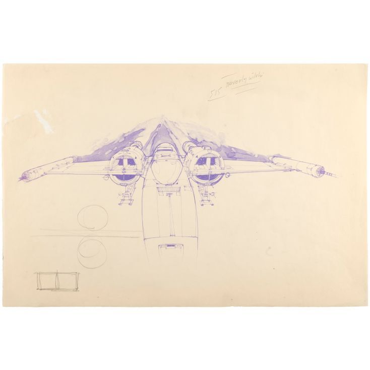 1164. Front View X-Wing Dyeline ### STAR WARS: A NEW HOPE (1977)
