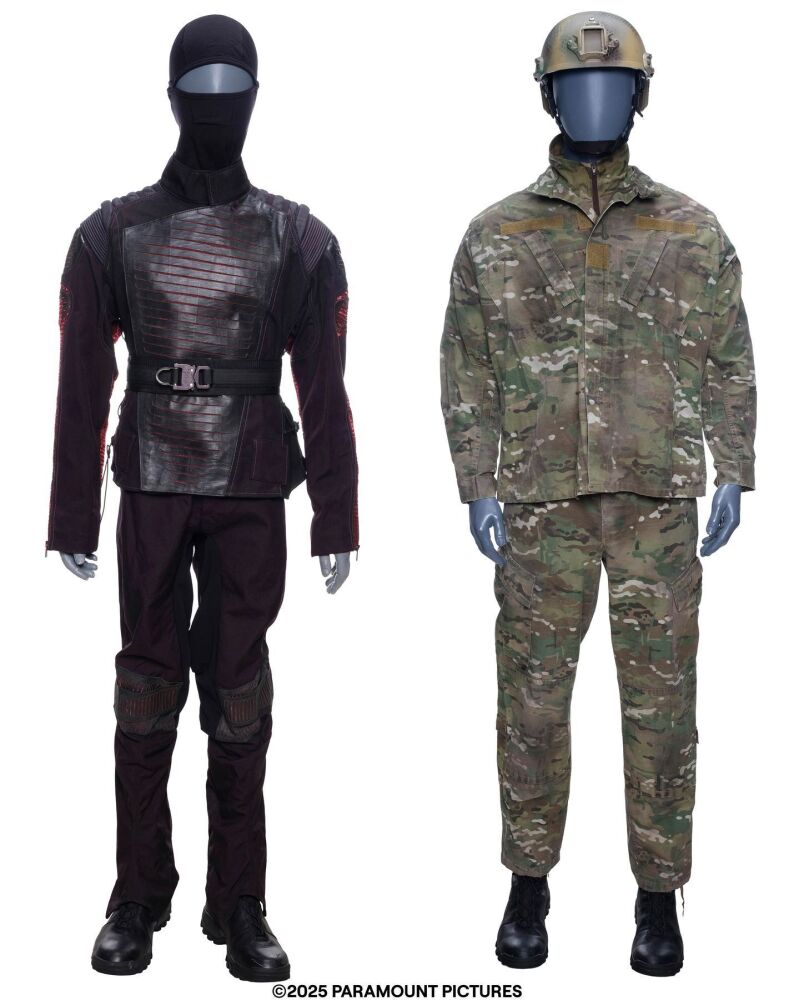 Lot #25: Cobra Commando Black Soldier and G.I. Joe Desert Camo Costumes ...