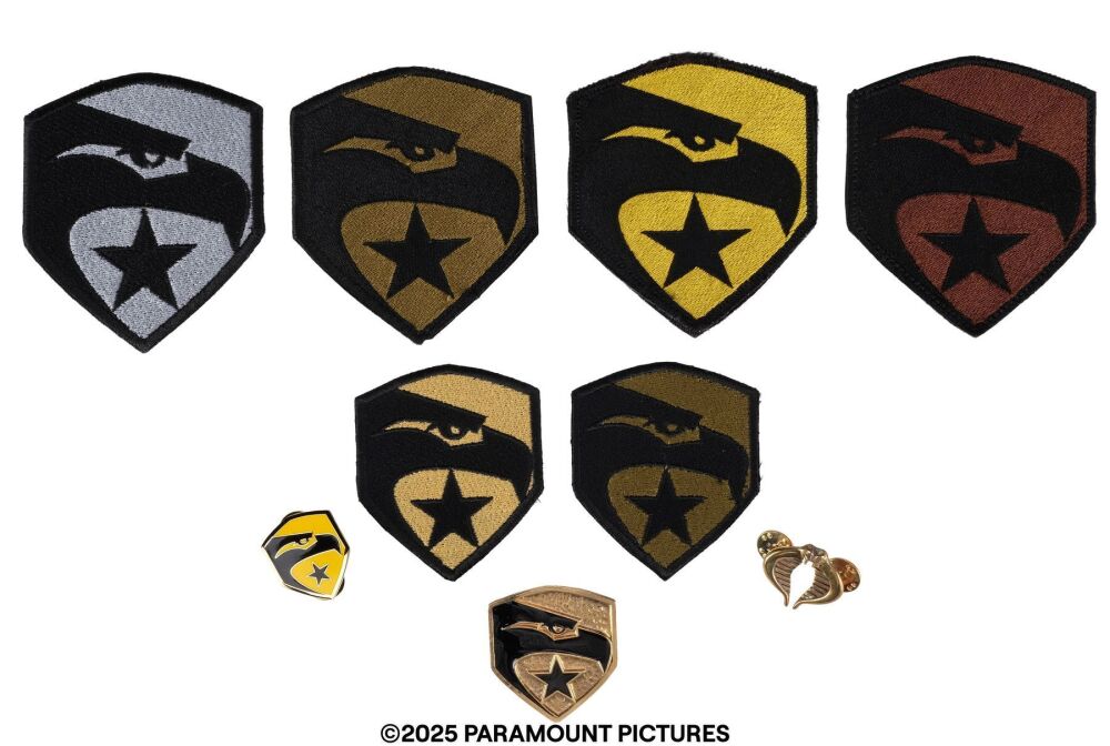 Lot #31: G.I. Joe and Cobra Patches and Pins ### G.I. JOE: THE RISE OF ...