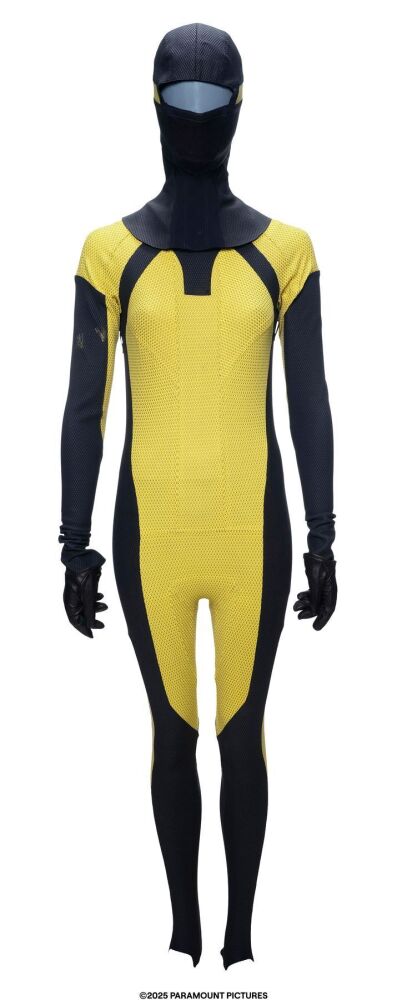 Lot #68: Jinx's Stunt Yellow and Black Ninja Fight Costume ### G.I. JOE ...