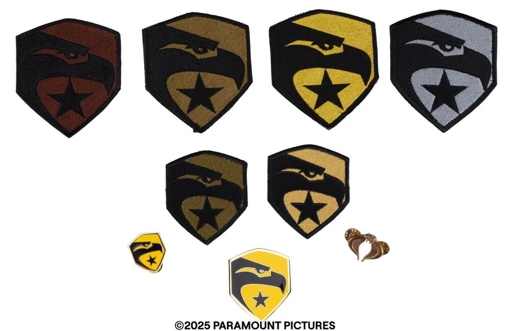 Lot #150: G.I. Joe and Cobra Patches and Pins ### G.I. JOE: THE RISE OF ...